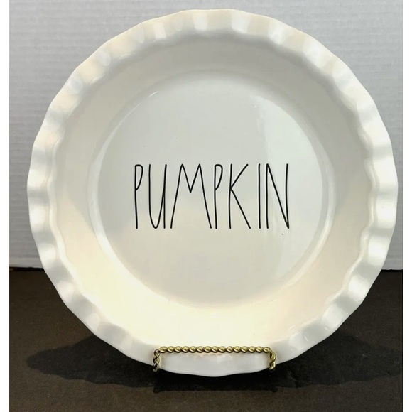 Rae Dunn | Kitchen | Rae Dunn Artisan Collection Pumpkin Pie Plate ...